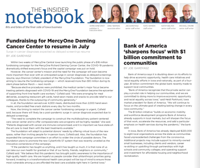 Richard Deming Cancer Center Business Record Story | MercyOne